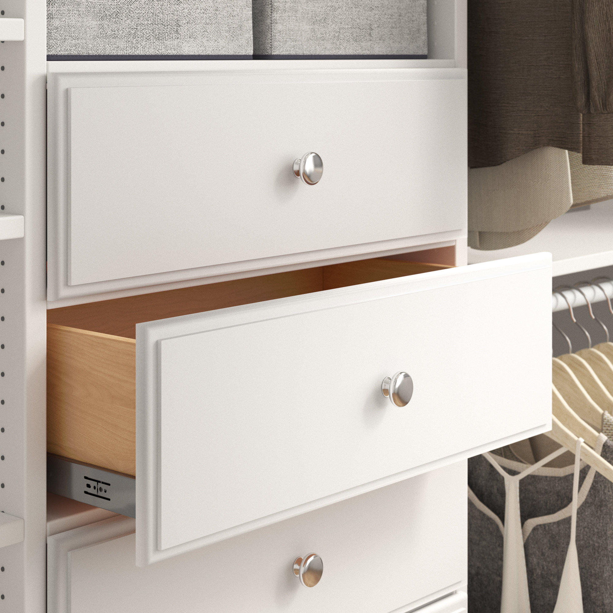 Dotted Line™ Grid Manufactured Wood Drawer & Reviews | Wayfair