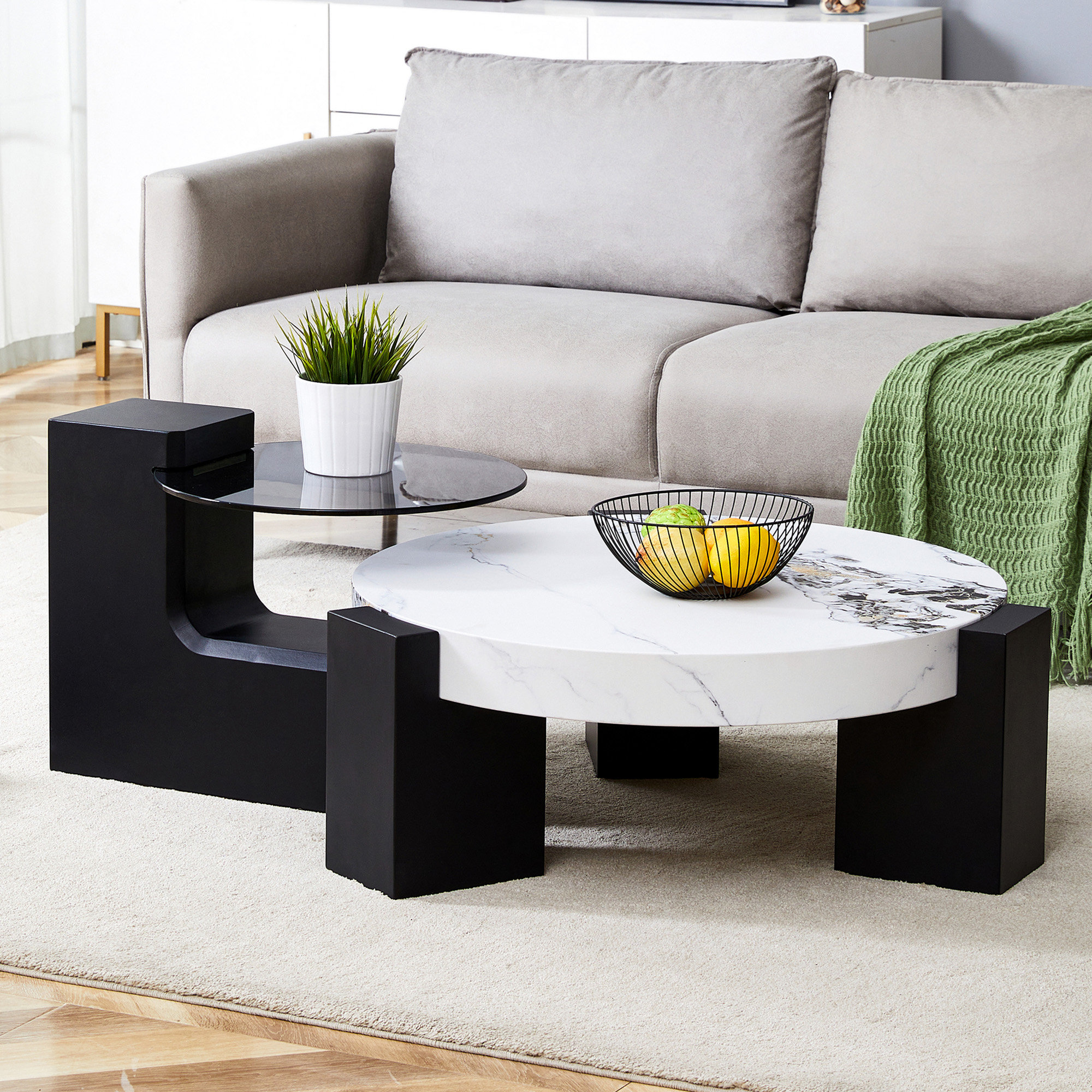 Ivy Bronx Double-Decker Coffee Table | Wayfair