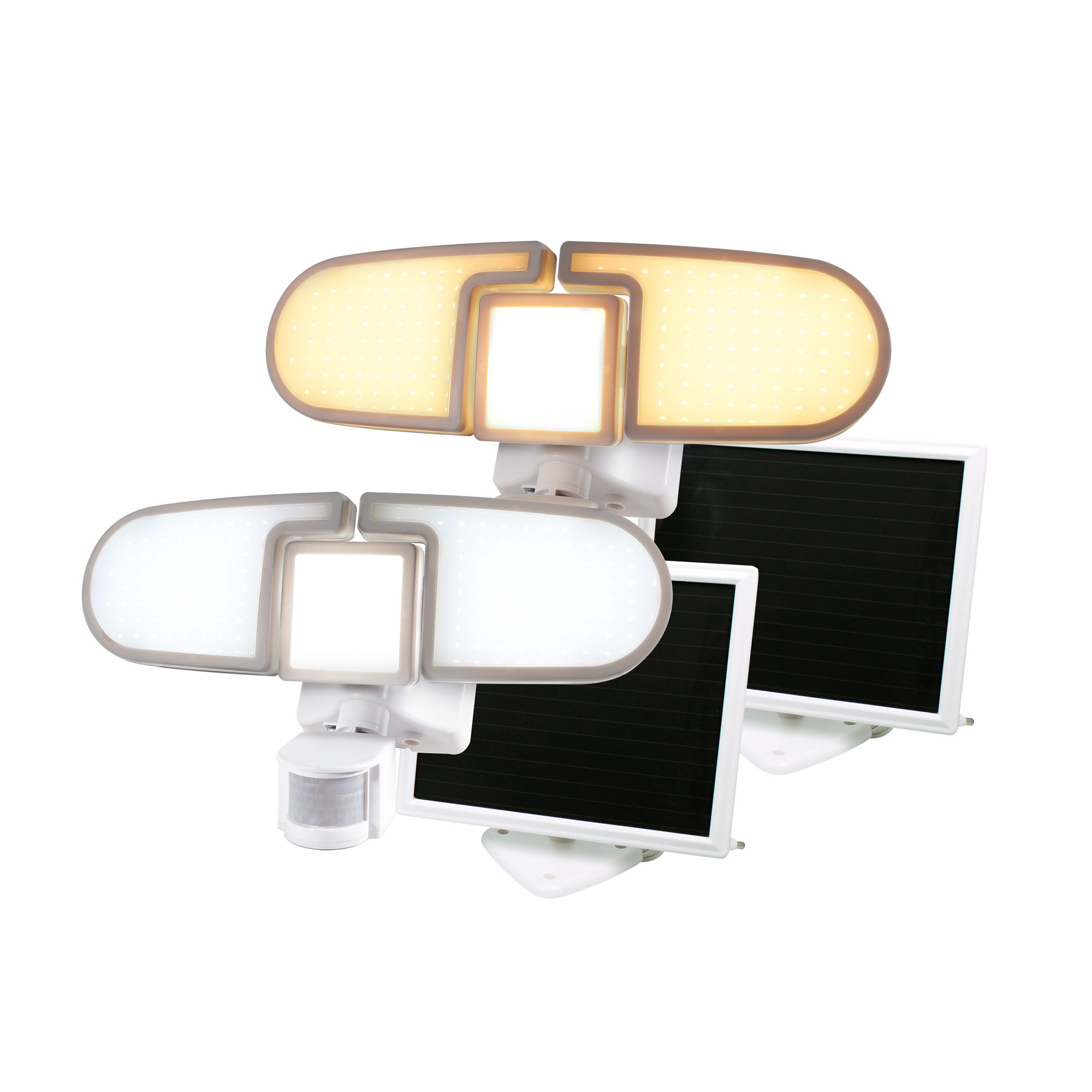 Nature Power 205 Integrated Led Triple Head Outdoor Solar Motion ...