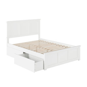 Lark Manor Amear Solid Wood Storage Platform Bed with Under Bed Drawers ...