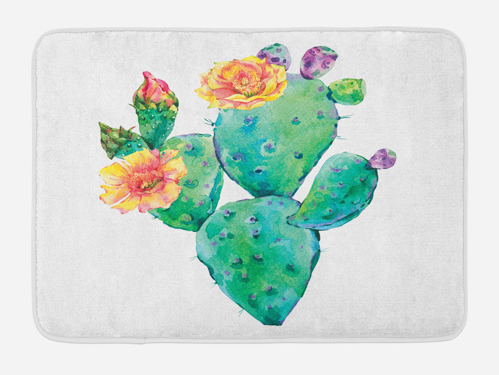 East Urban Home Itko Floral Bath Mat | Wayfair