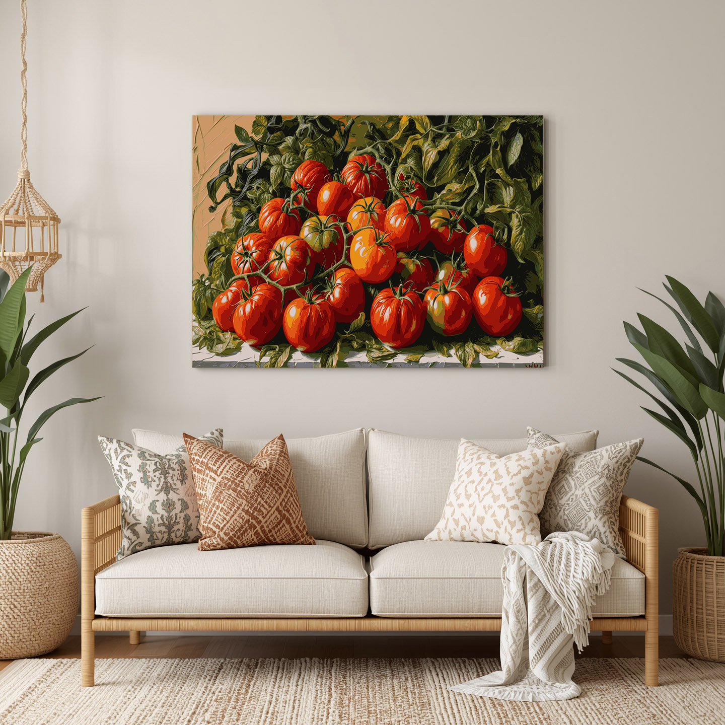 Rosalind Wheeler Vegetables Tomato Beefsteak Brown Metal Wall Art | Wayfair