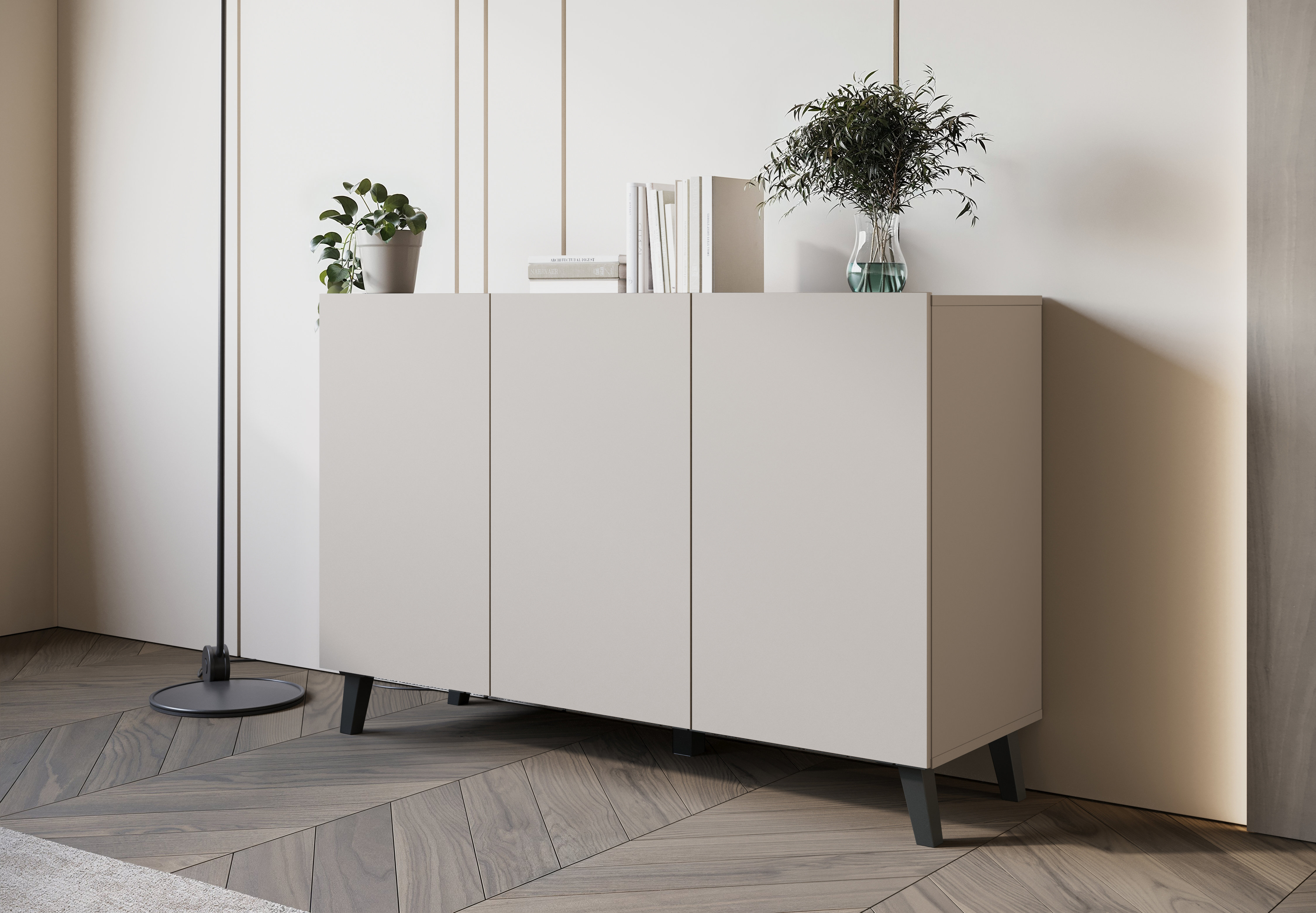 Metro Lane Sideboard Loket 120 Cm, 3 Doors | Wayfair.co.uk