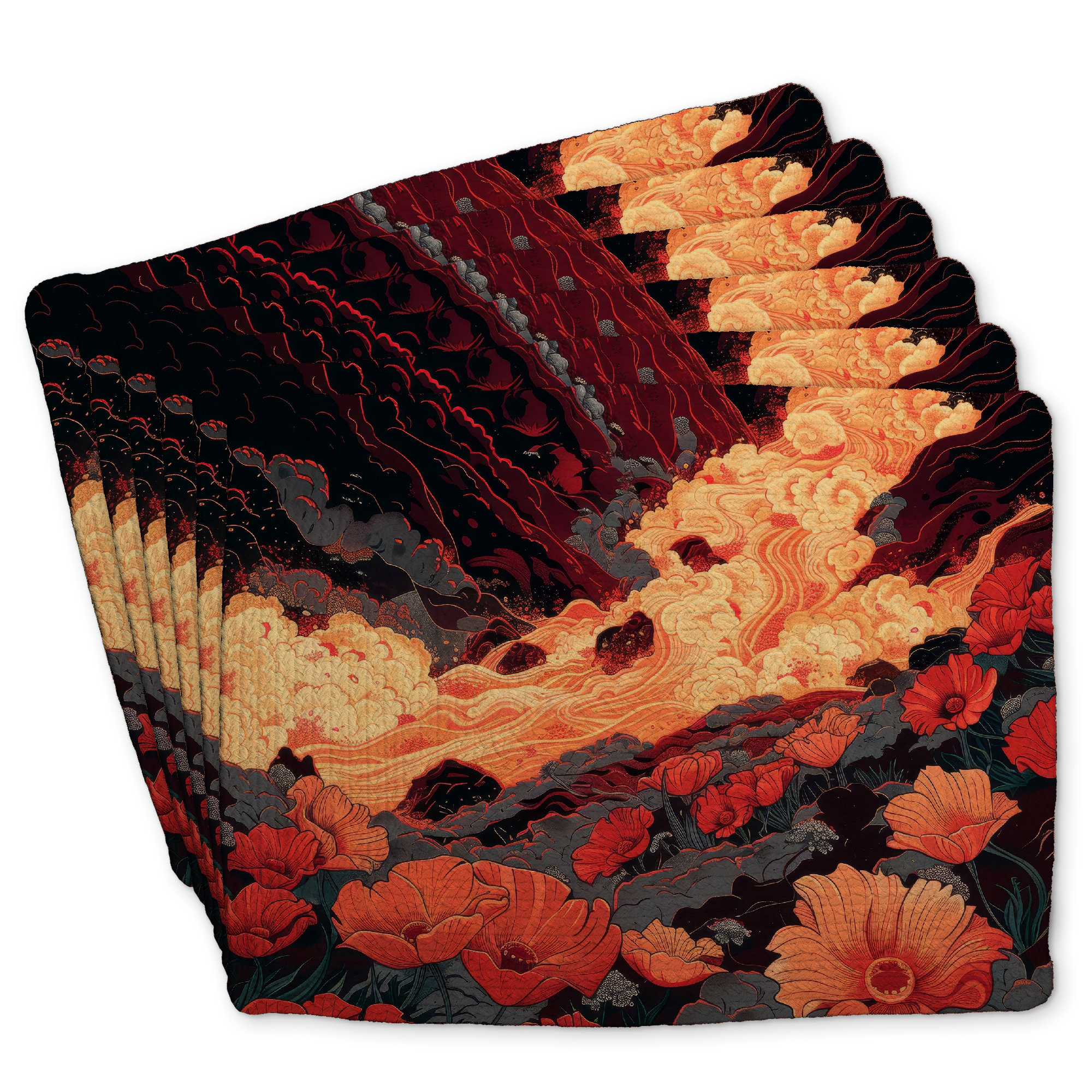 East Urban Home The Big Burn - Braided Polyester Placemat for Home ...