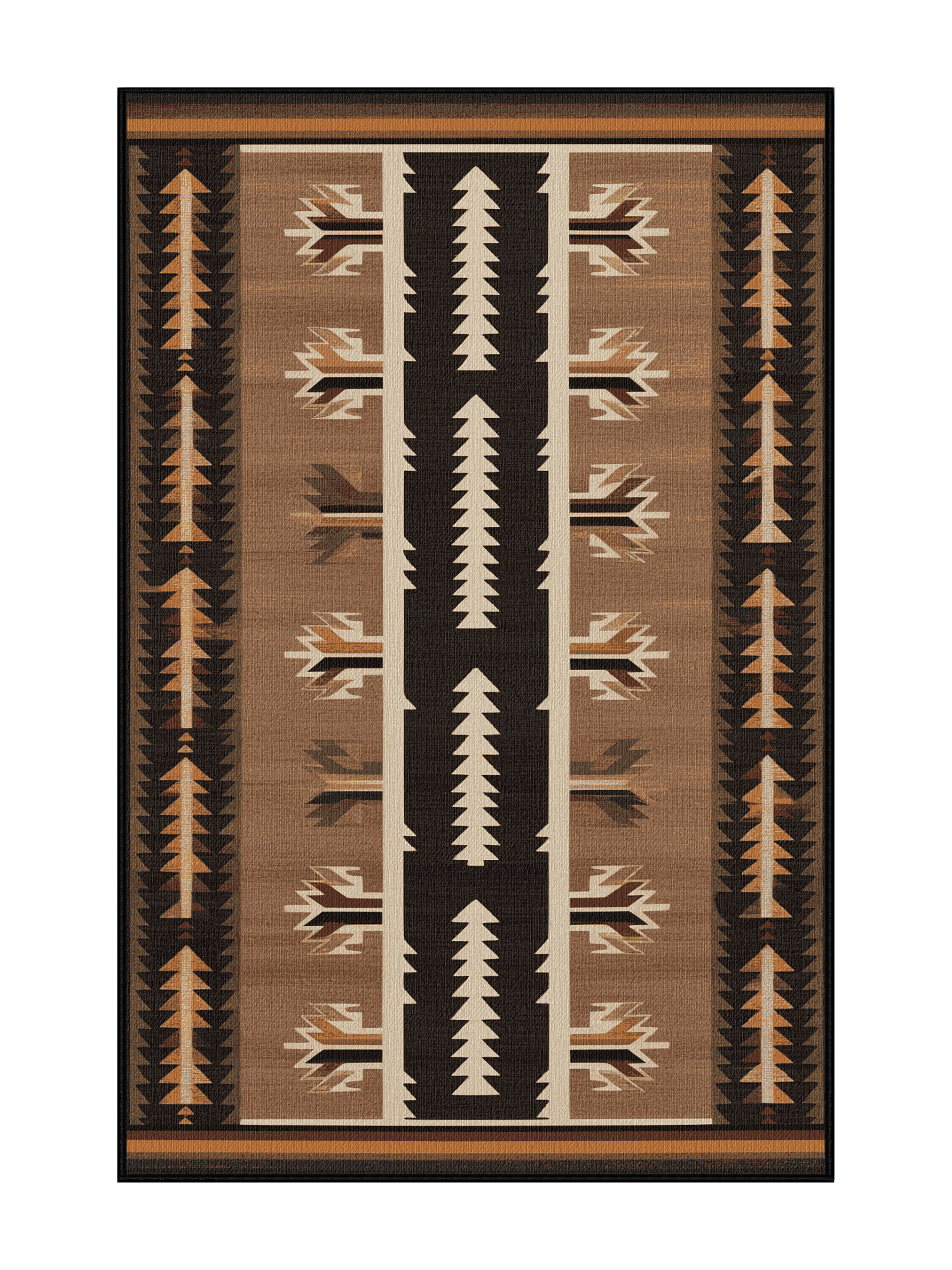 Foundry Select Washable Arrowhead Geometry Southwestern Area Rug | Wayfair