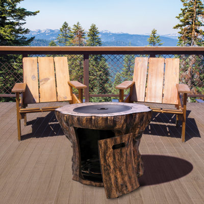 Sunbeam Pioneer Resin Propane Fire Pit | Wayfair