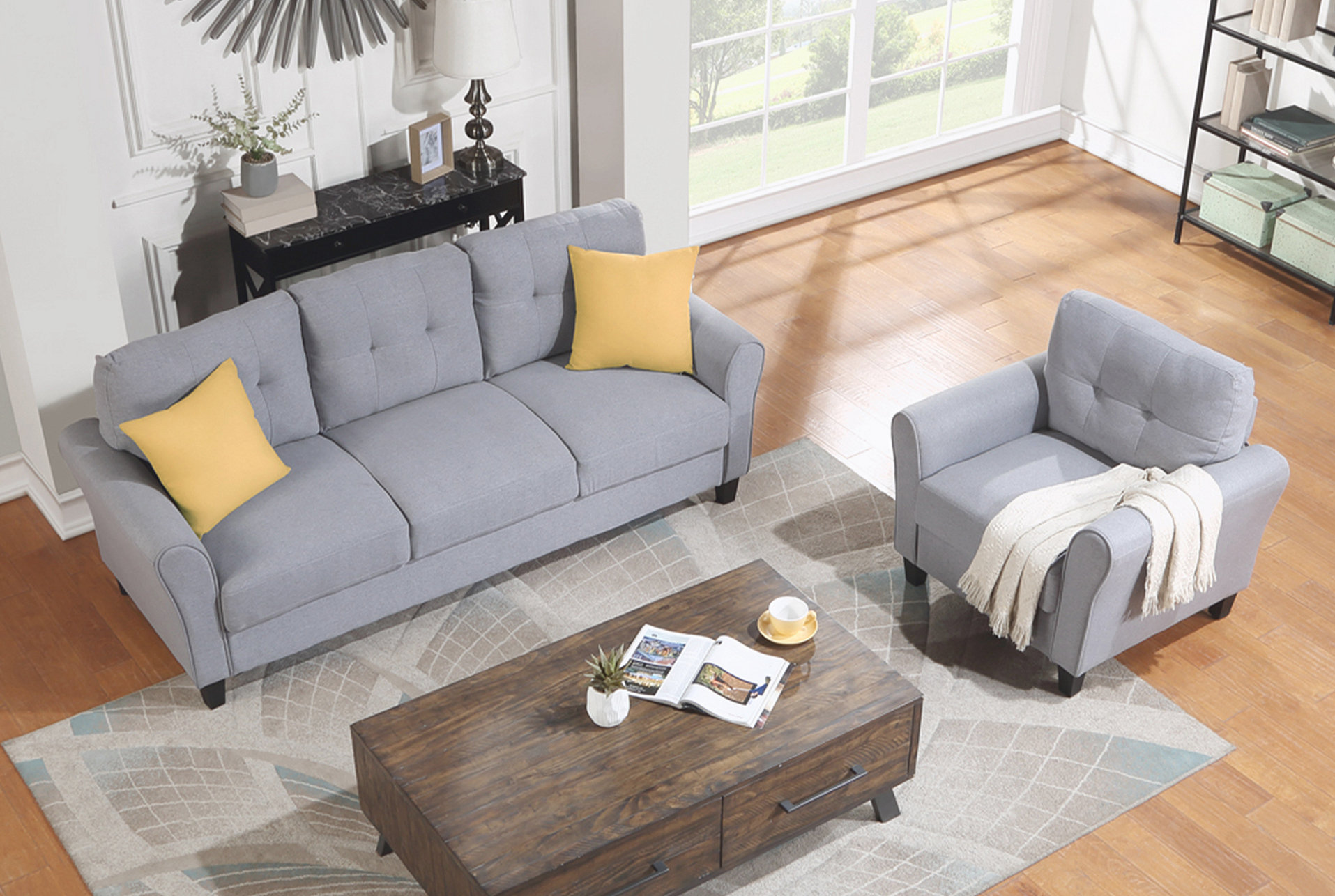 Winston Porter Raygan 2 - Piece Living Room Set - Wayfair Canada