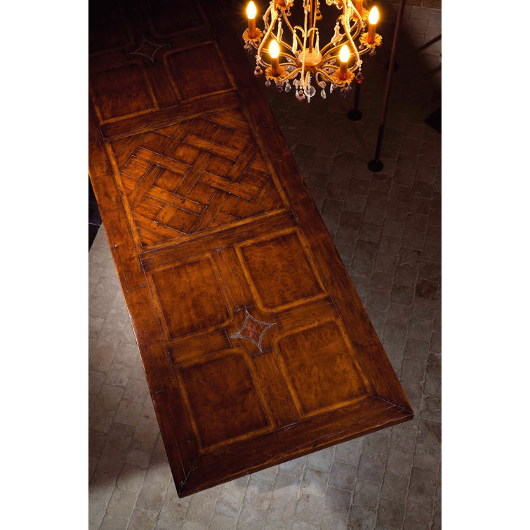 Michel Ferrand Solid Wood Base Dining Table | Wayfair