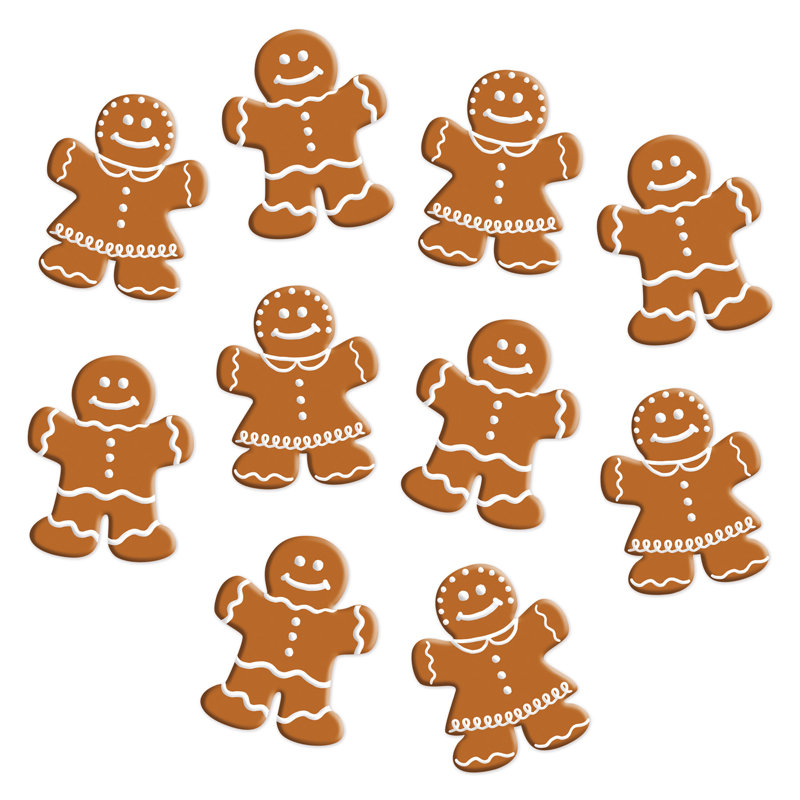 Ophelia & Co. Christmas Mini Gingerbread Cutouts | Wayfair