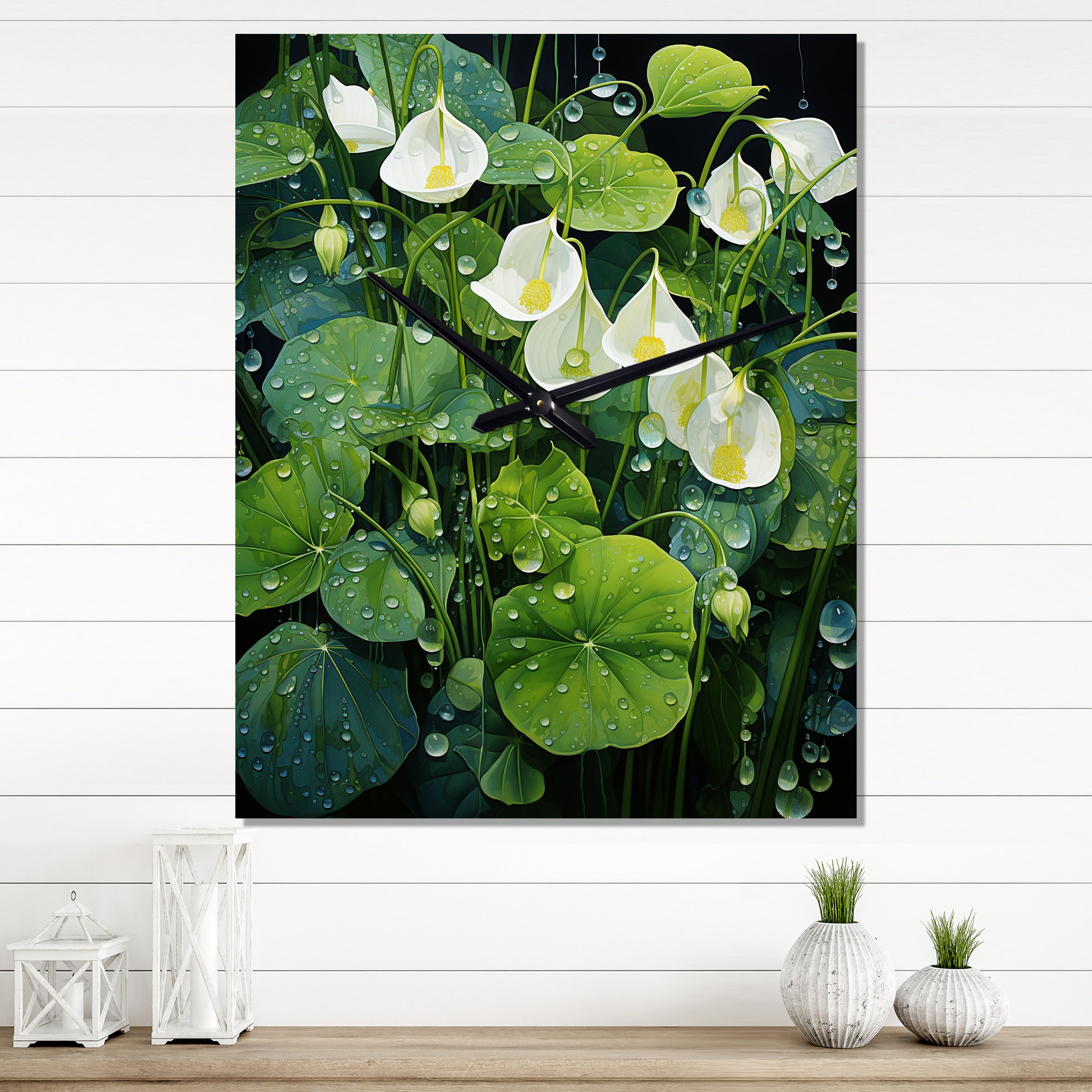 East Urban Home Ayelene - Plants Very Wall Clocks | Wayfair