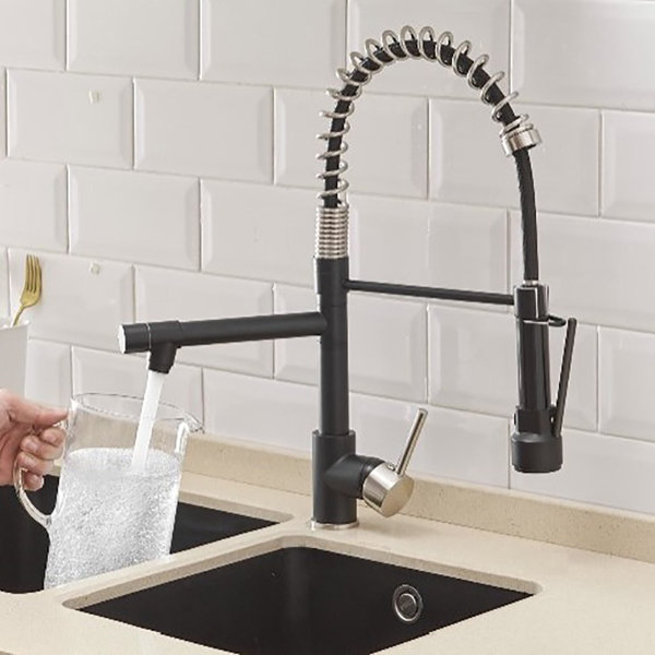 MAX Faucets - Flexible Pulldown Kitchen Faucet With Pot Filler ...