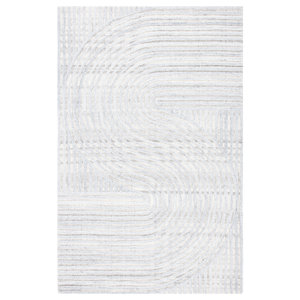 Wade Logan® Aydee Abstract Handmade Tufted Gray Area Rug "& Reviews ...