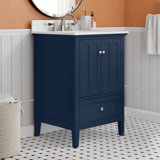24 Inch Blue Bathroom Vanities You'll Love | Wayfair