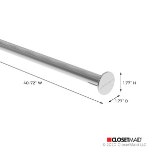 ClosetMaid Premium Wood Shelving Hang Rod & Reviews | Wayfair