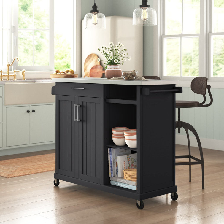 Sand & Stable Freya Kitchen Island & Reviews | Wayfair