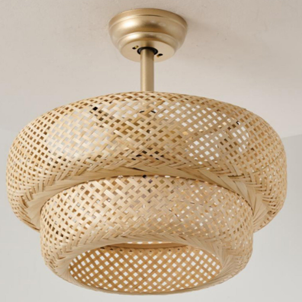 Dakota Fields Hemp rope fan light - Wayfair Canada