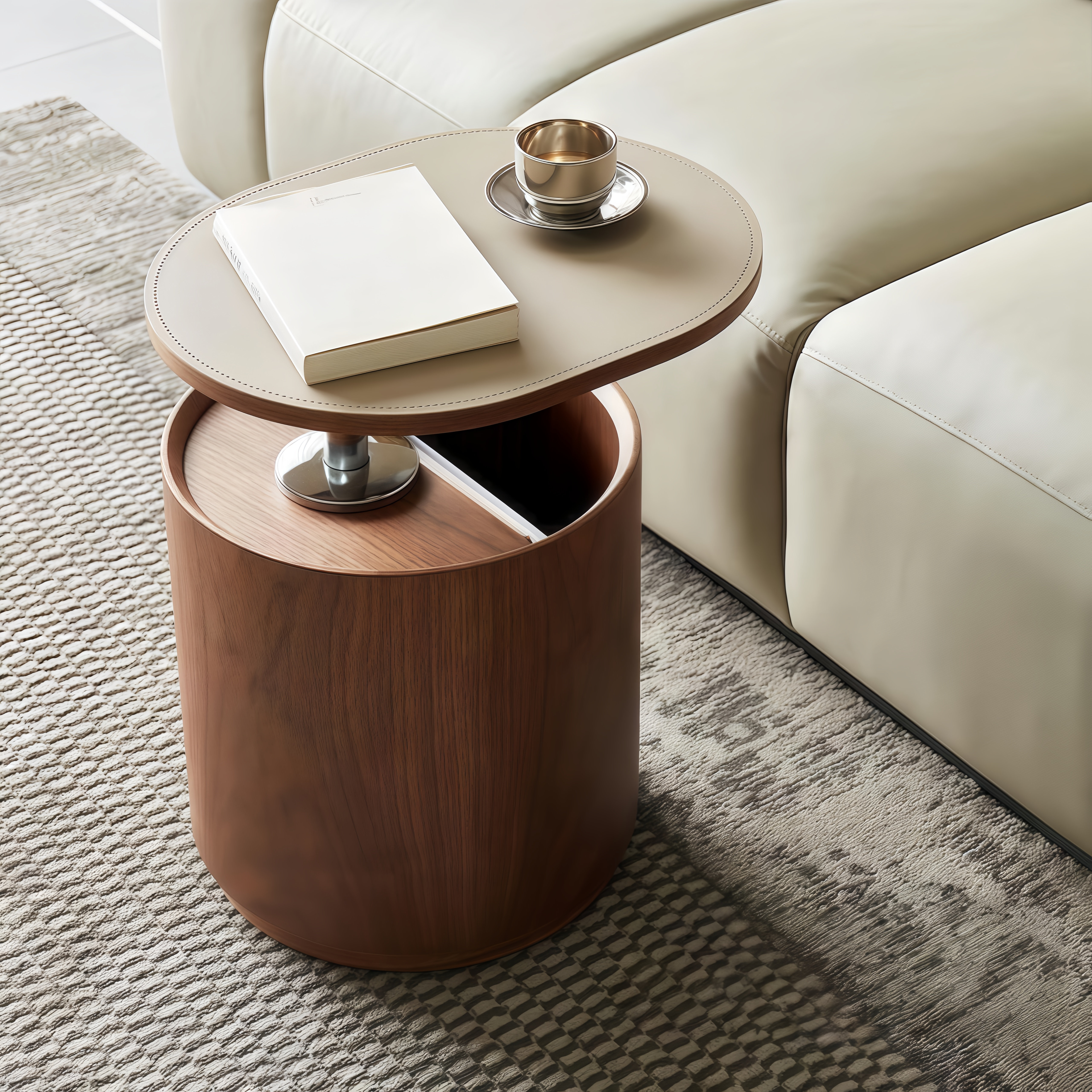 Ebern Designs Lift Top Coffee End Side Table With Cabinet Storage ...
