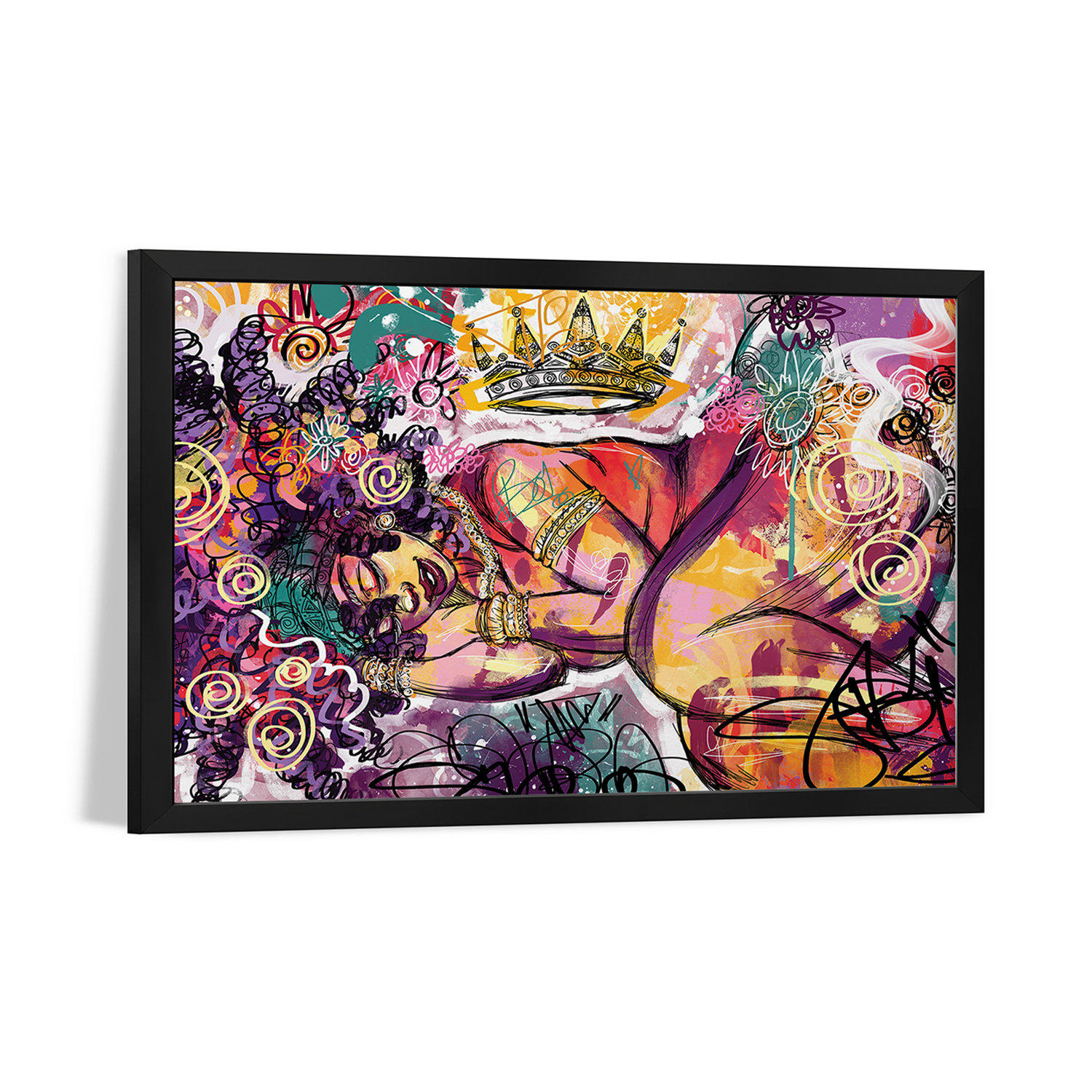 Brayden Studio® Radiance Premium Framed Poster by Justin Copeland | Wayfair