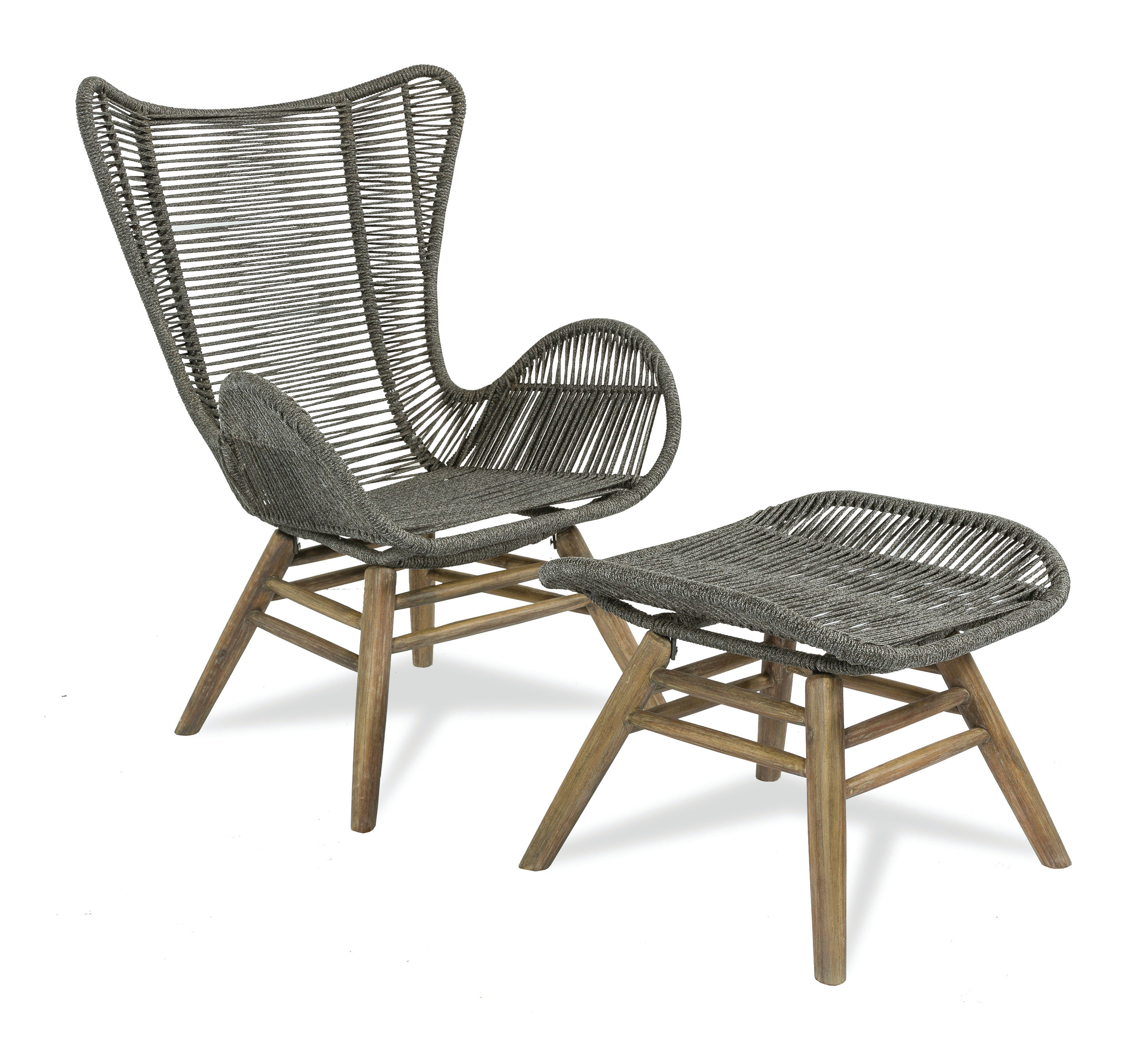 Seasonal Living Explorer 28.5" Wide Lounge Chair and Ottoman - Wayfair ...