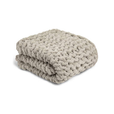 DEMDACO Comfort Accessories Chunky Knit Throw Blanket & Reviews | Wayfair