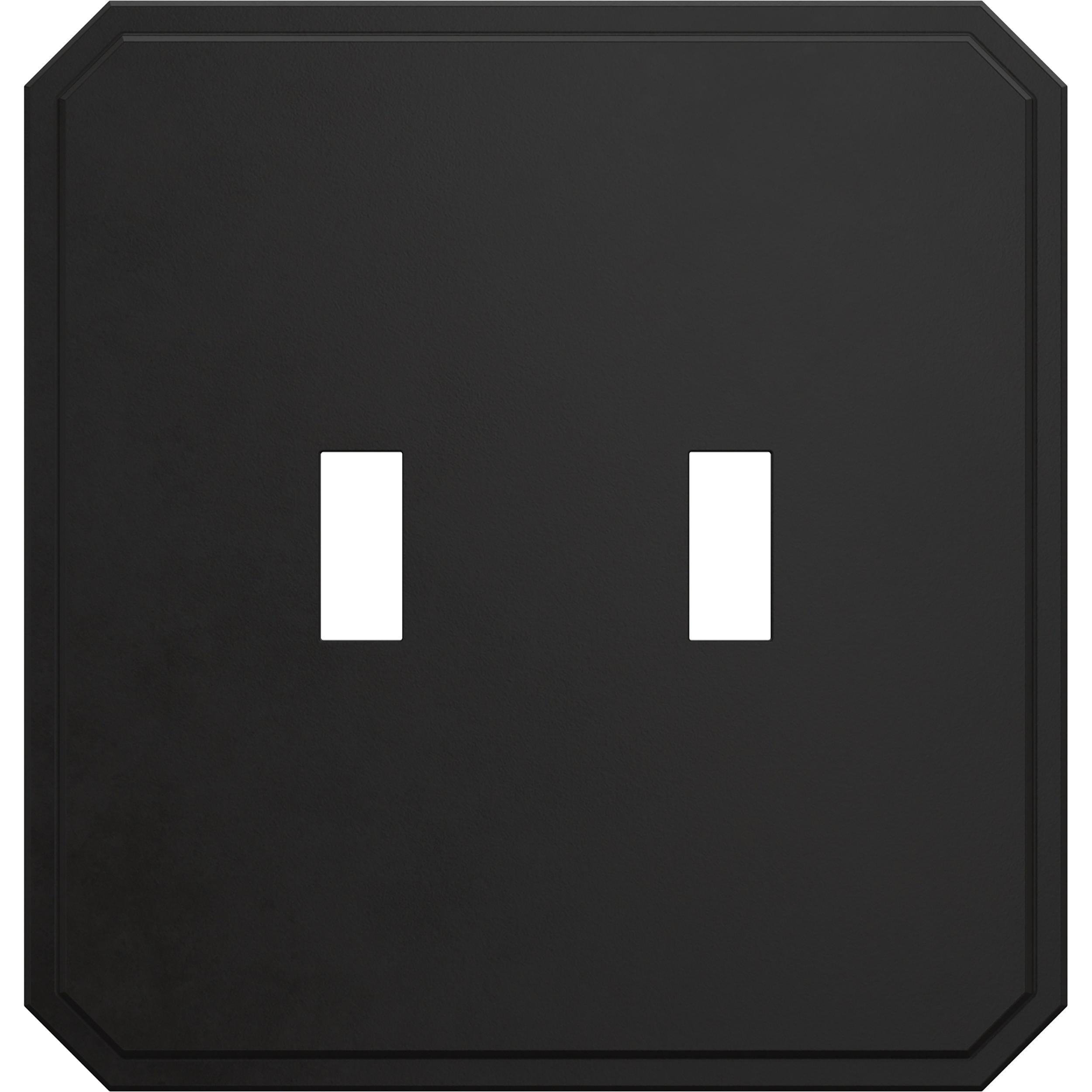 Franklin Brass Stepped Geometric 2-Gang Light Switch/Toggle Wall Plate ...