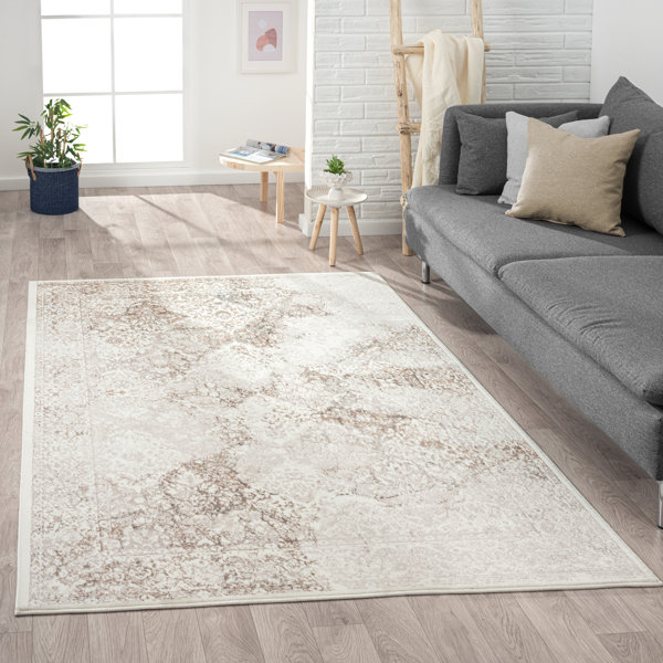 Langley Street Tapis oriental traditionnel beige / ivoire Helsley ...