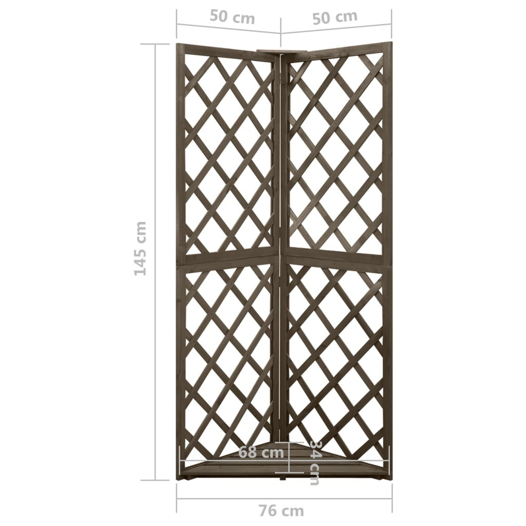 Latitude Run® Corner Trellis Garden Trellis for Vegetable Flower Herb ...