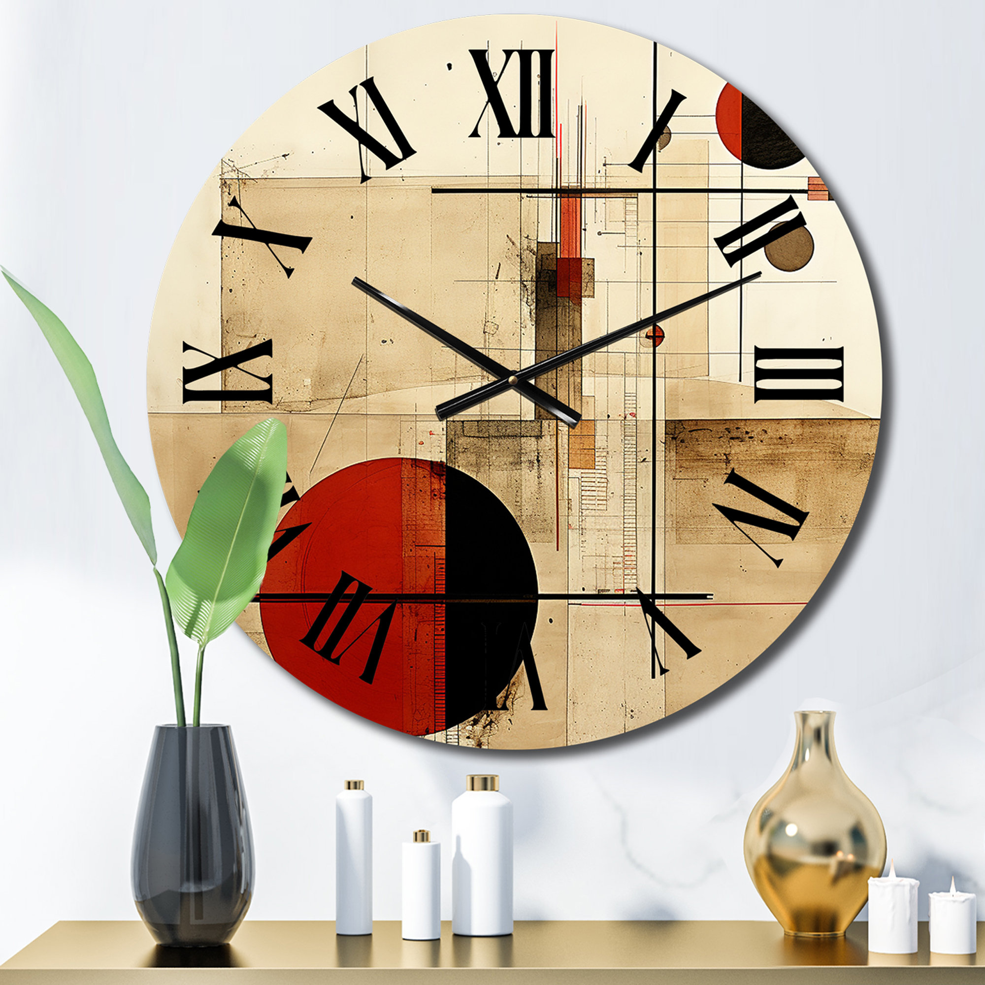 East Urban Home Unravelling the Mystery Retro Geometrics II - Modern ...