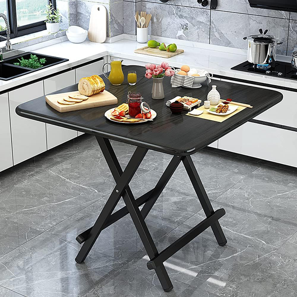 MAGBIX Portable Foldable Dining Table Kitchen Table Space Saving Drop ...