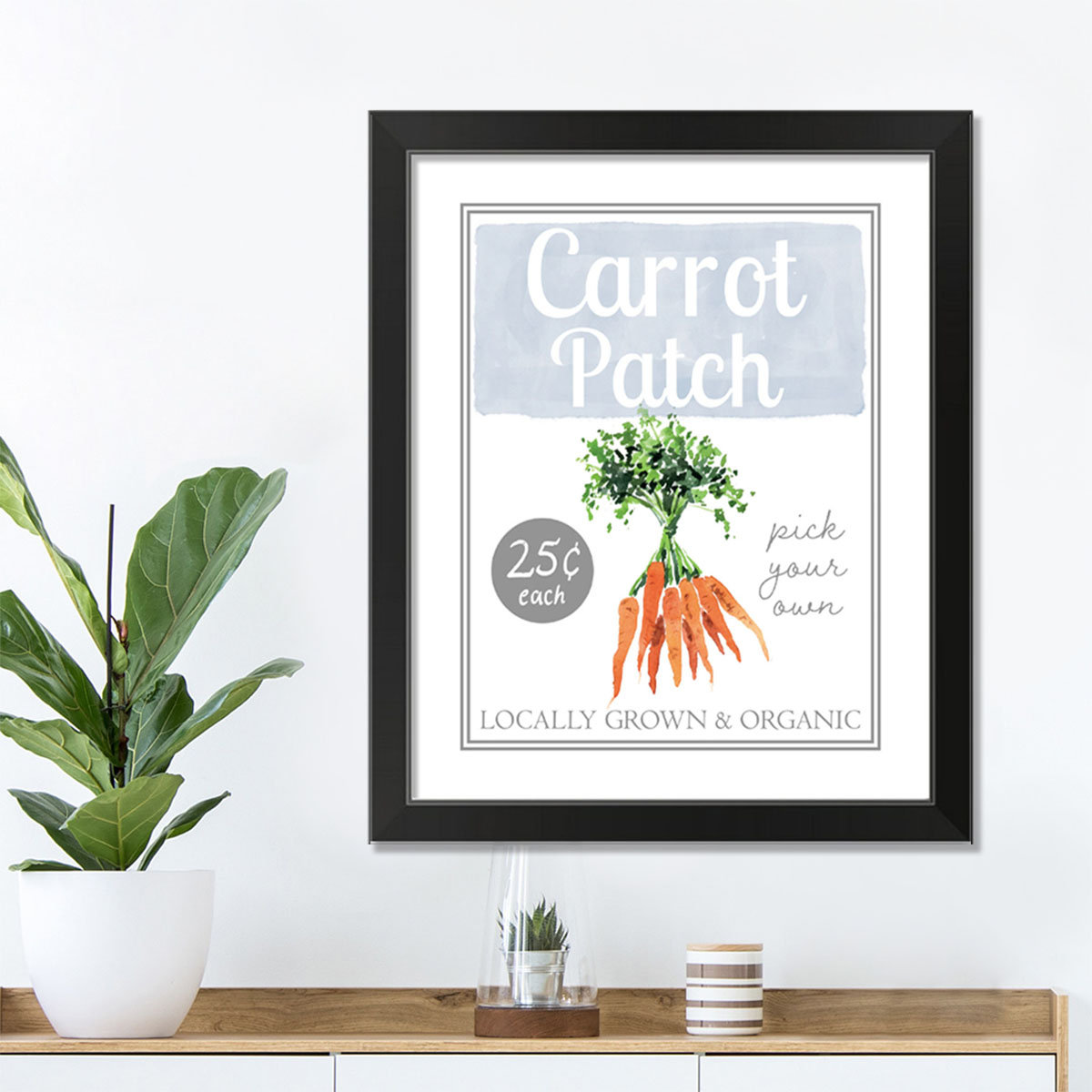 Gracie Oaks Carrot Patch Sign 5 - Picture Frame Advertisements | Wayfair
