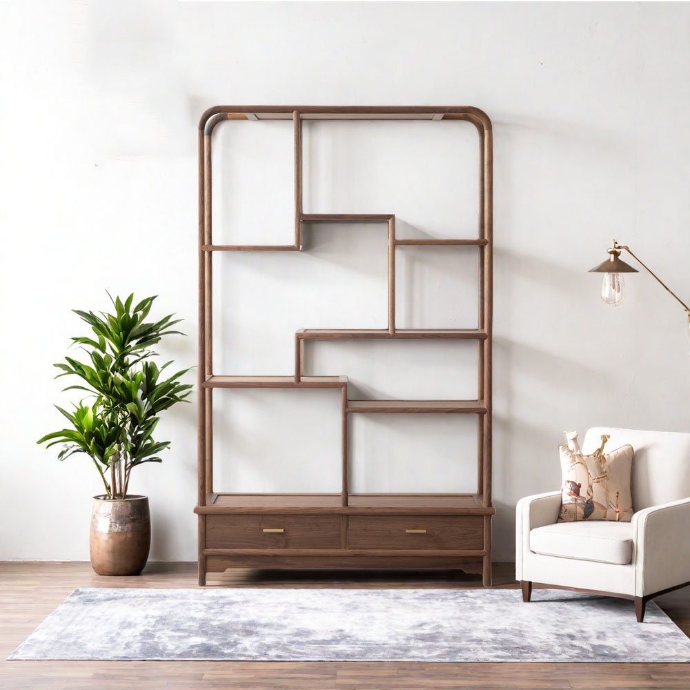 Red Barrel Studio® New Chinese style display bookcase | Wayfair
