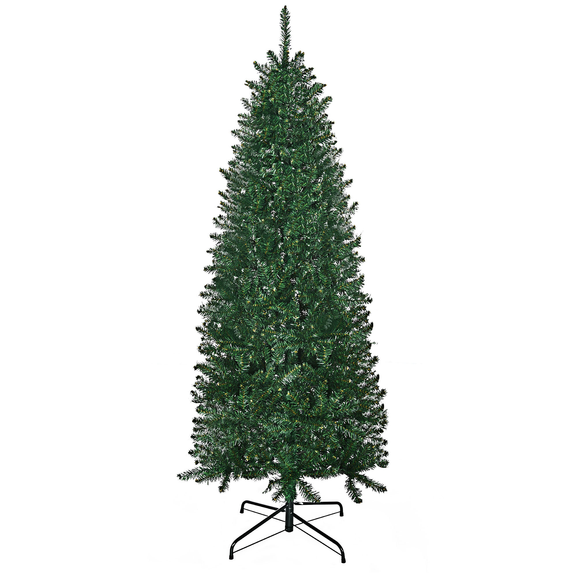 Charlton Home® Unlit Slim Fir Artificial Christmas Tree | Wayfair