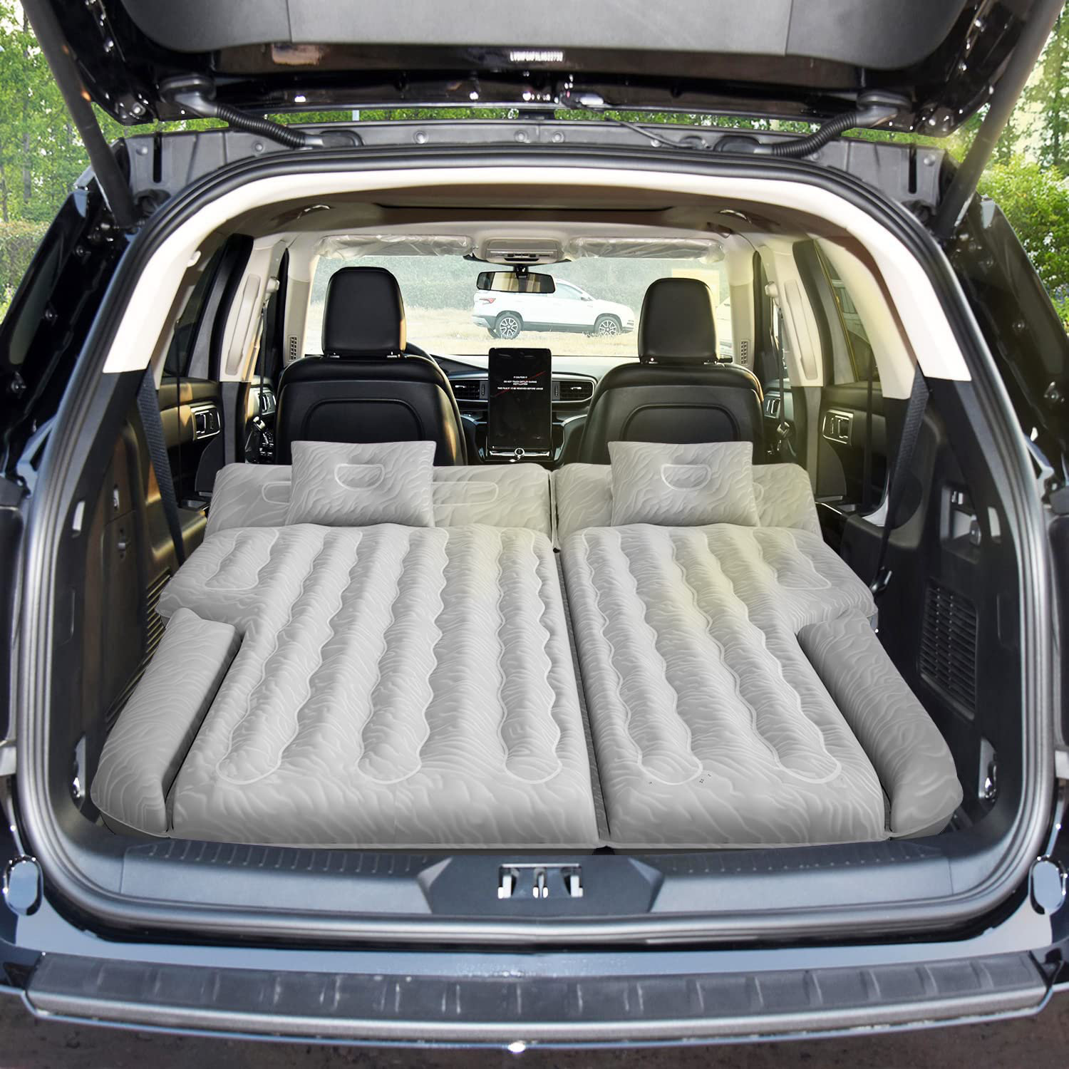 Alwyn Home Lage Inflatable SUV Air Mattress Car Mattress Car Bed with ...
