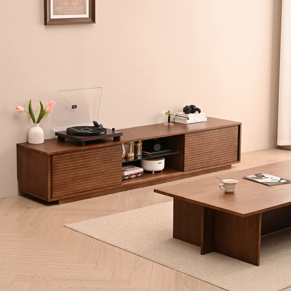 Decordreamss Nut-brown Solid Wood TV Stands - Wayfair Canada