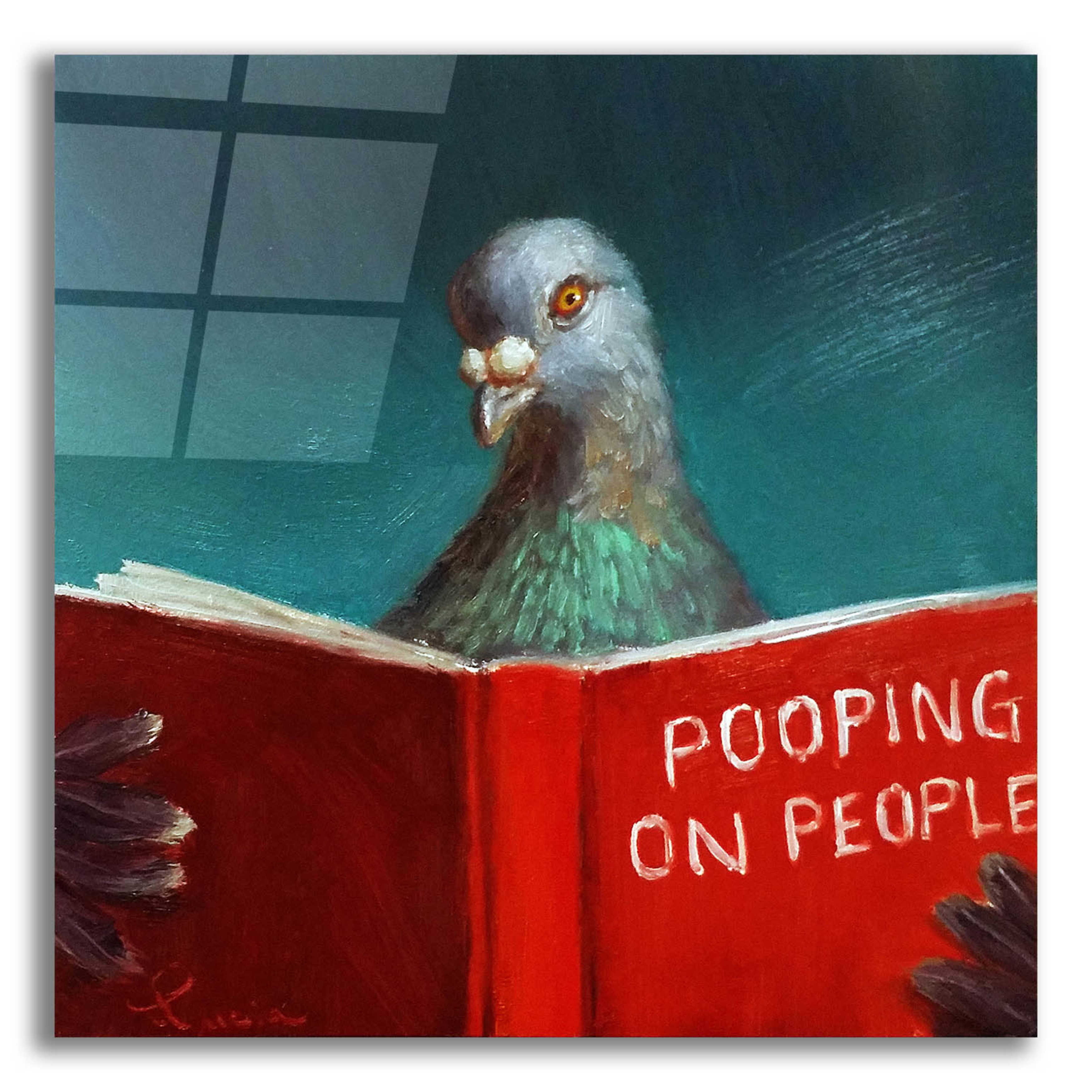 Trinx Pooping on People by Lucia Heffernan - Unframed Print | Wayfair