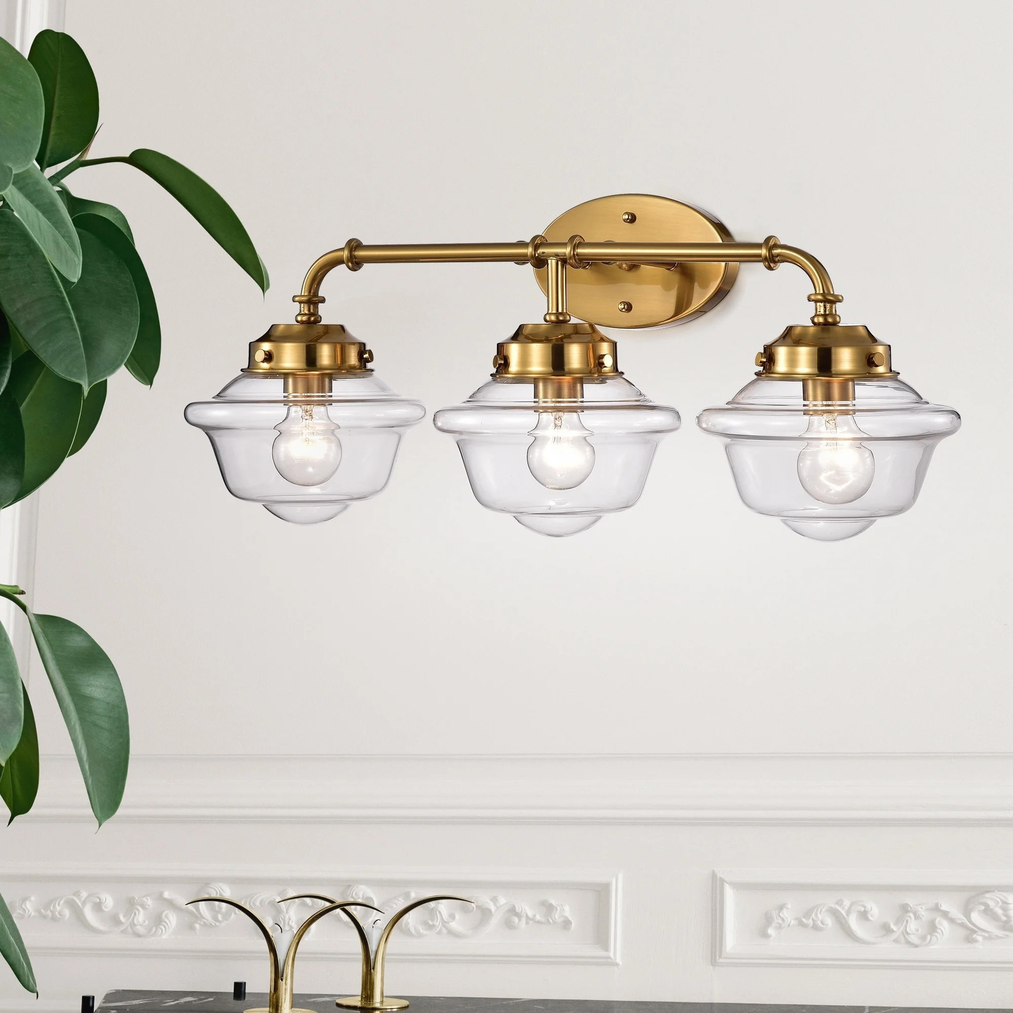 Brayden Studio® Bolsover 3-Light Vanity Light & Reviews | Wayfair