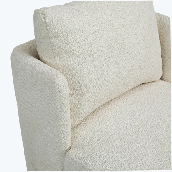 Latitude Run® Hillit Upholstered Swivel Barrel Chair | Wayfair