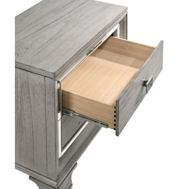 Rosdorf Park 6-1_Elsa LED Upholstered Panel Bedroom Set | Wayfair