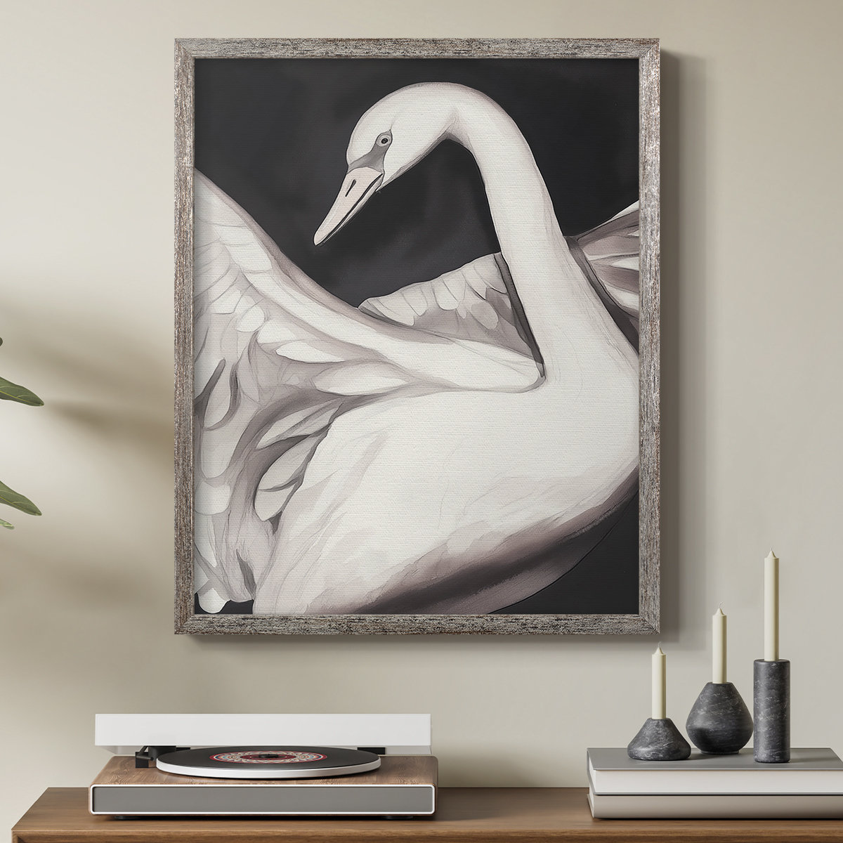 Ophelia & Co. ANIMALS Series CECXLI, reproduction encadrée - bois ...
