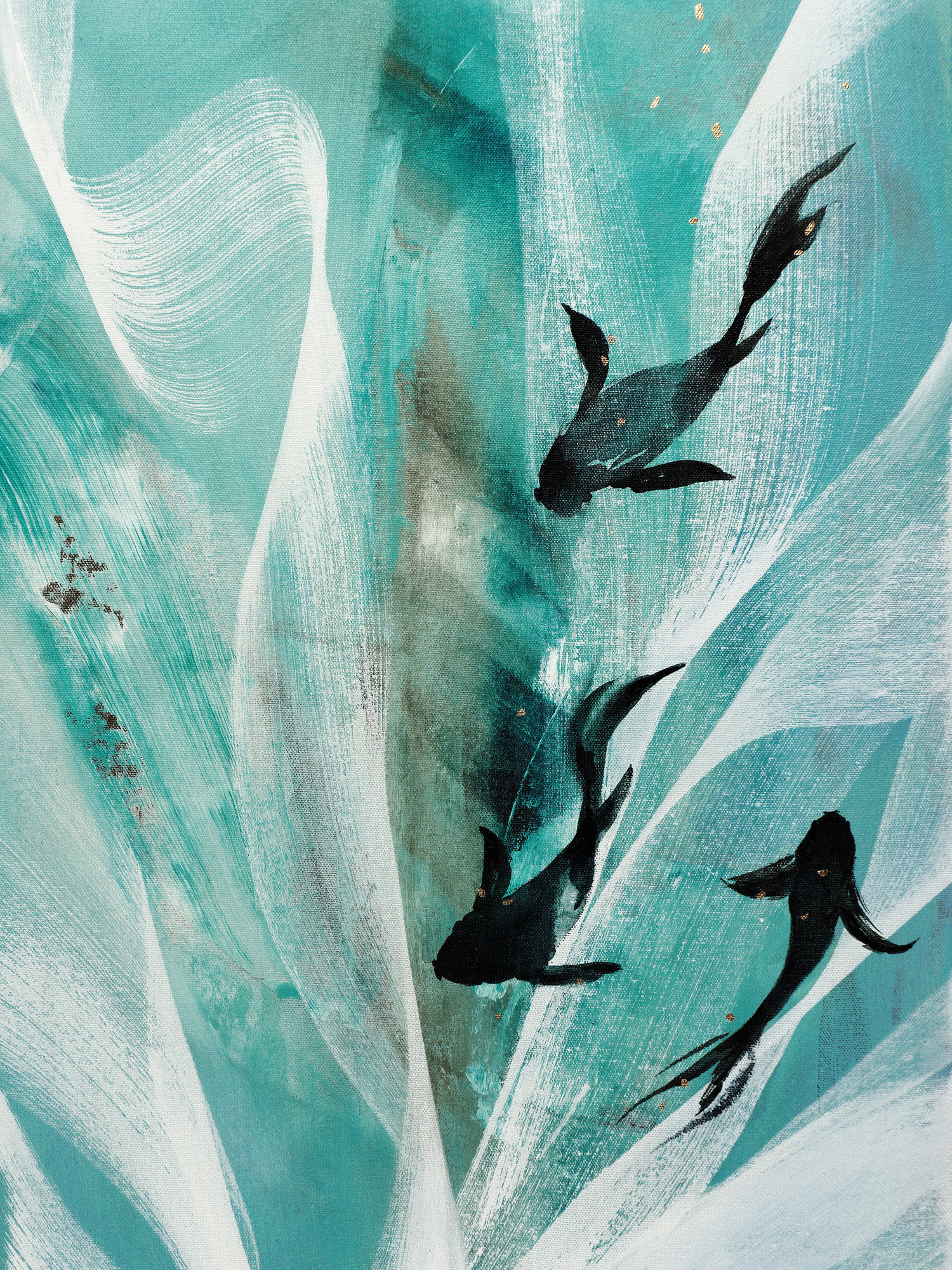 Made & Curated Pearl Water by Novi Lim - Painting | Perigold