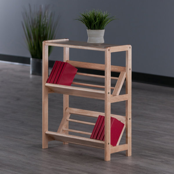 Red Barrel Studio® Calfee Tilted Standard Bookcase & Reviews | Wayfair