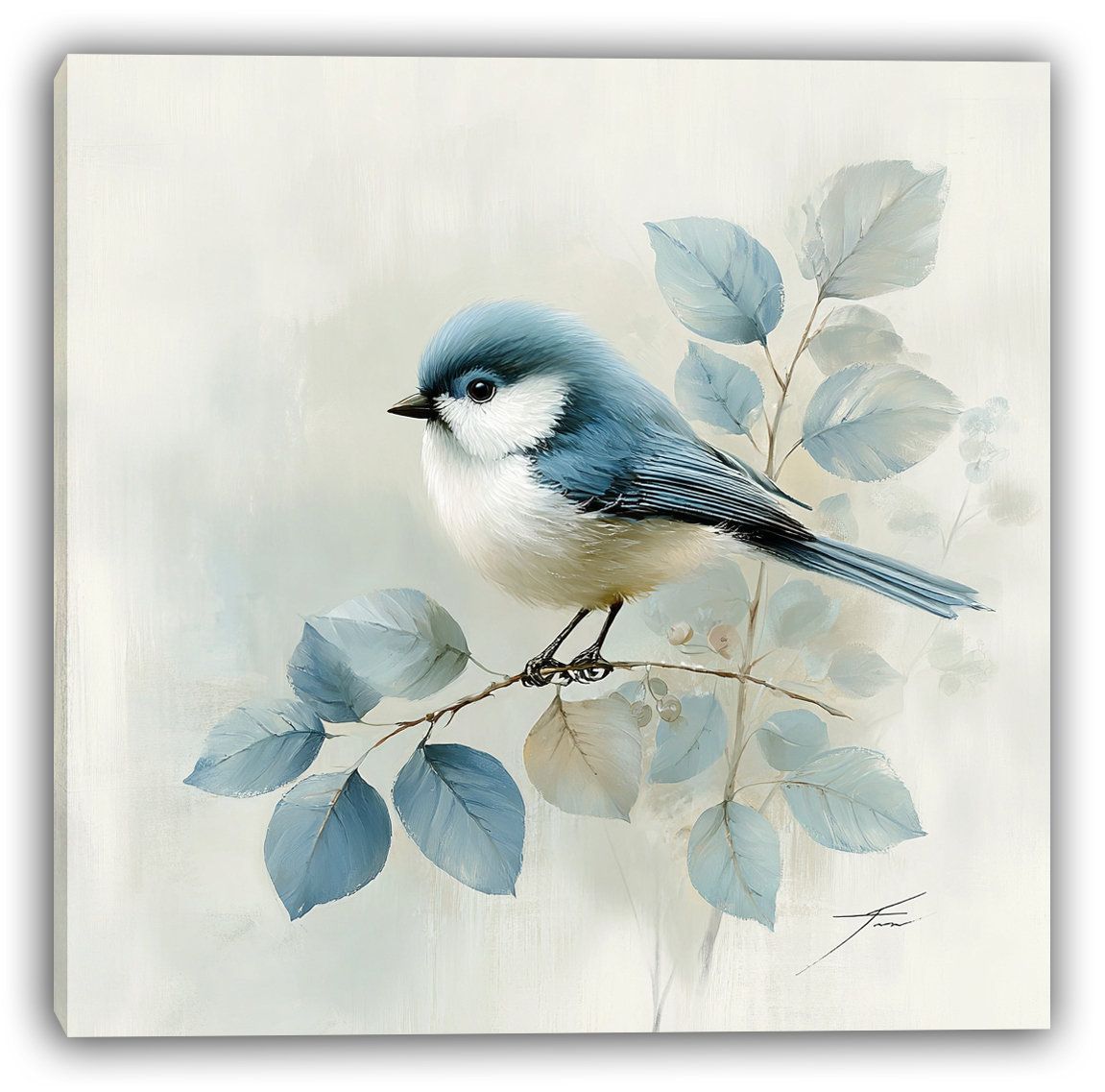 Dovecove Breezy Observer - Bird Watercolor Art Print - Wayfair Canada