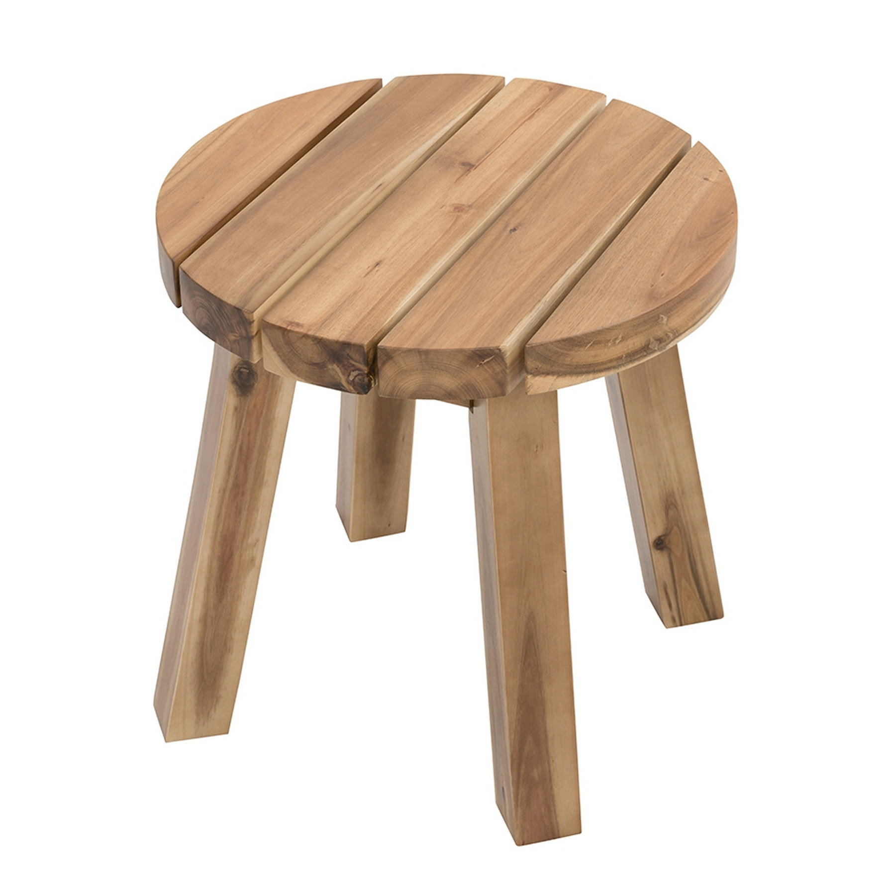 Millwood Pines 15.75 In. Tall Wood Side Table 16x16", Enhances Space ...
