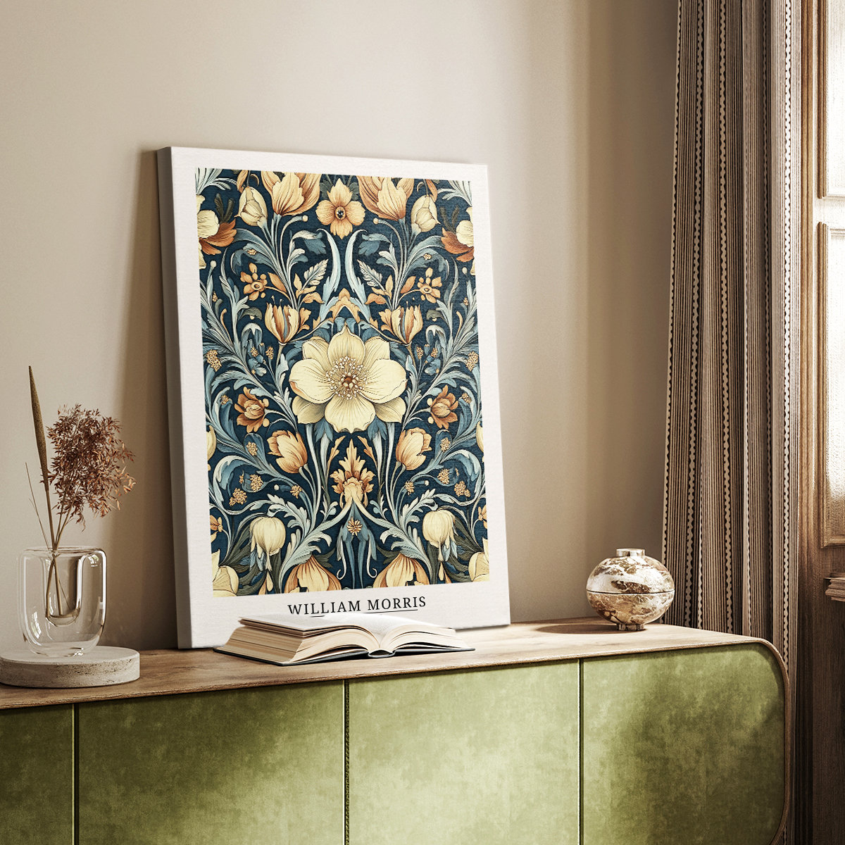 Lark Manor™ WM MORRIS Series DCCCXXXVI -Gallery Wrapped Cavas | Wayfair