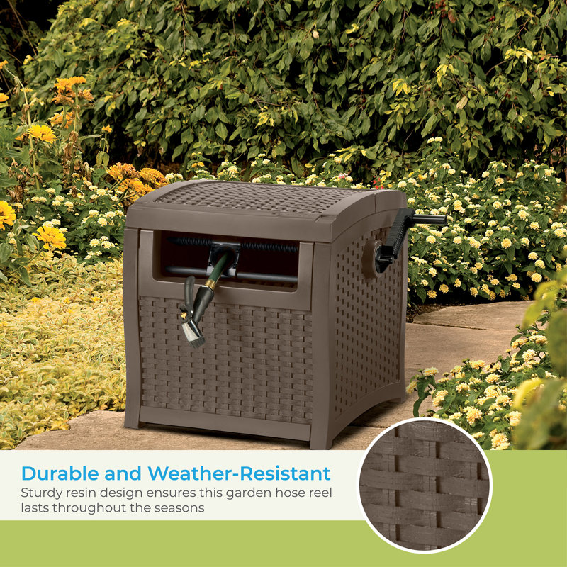 Suncast Hideaway Single Plastic Hose Reel & Reviews | Wayfair