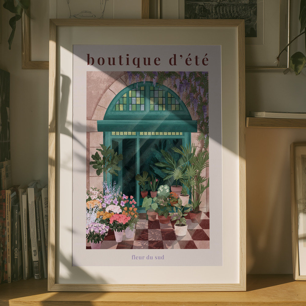 Lark Manor French Flowershop Poster | Wayfair.co.uk