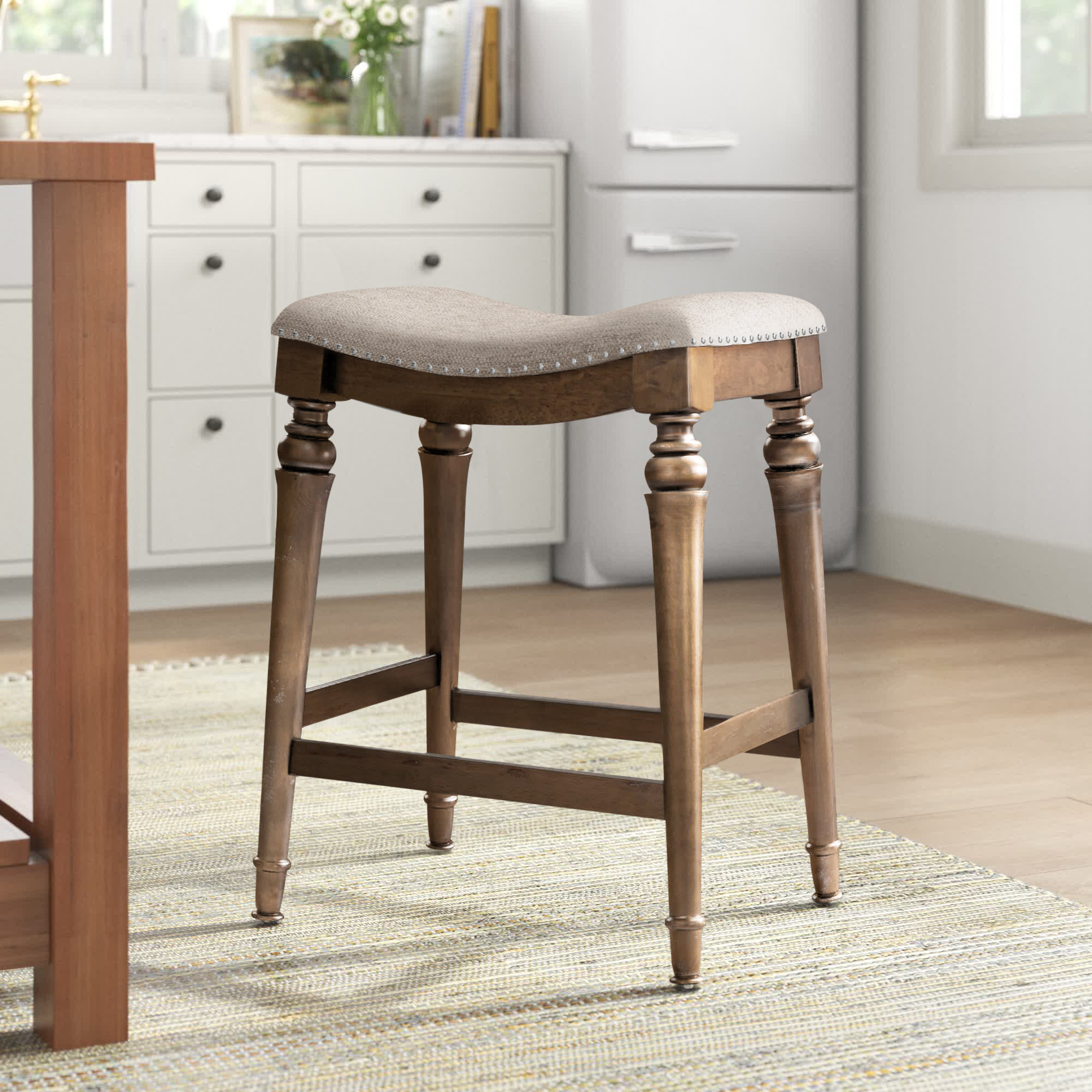 Sand & Stable™ Hayes 27" Big And Tall Stool & Reviews | Wayfair