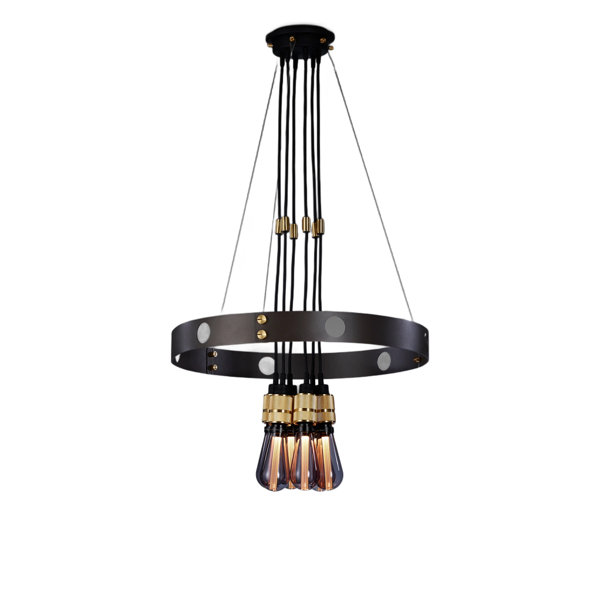 Buster + Punch 6 - Light Solid Brass Bulb Chandelier | Wayfair