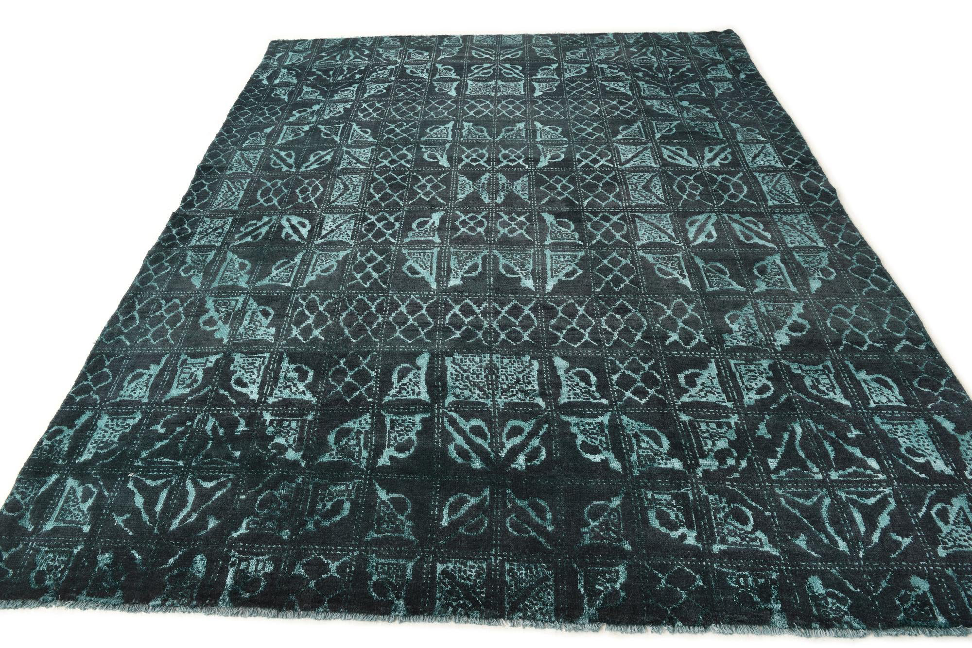 Unique Loom Darya Hunter Green Rug | Wayfair