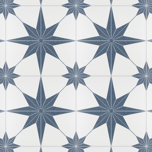 Blue Patterned Floor Tiles & Wall Tiles You'll Love | Wayfair